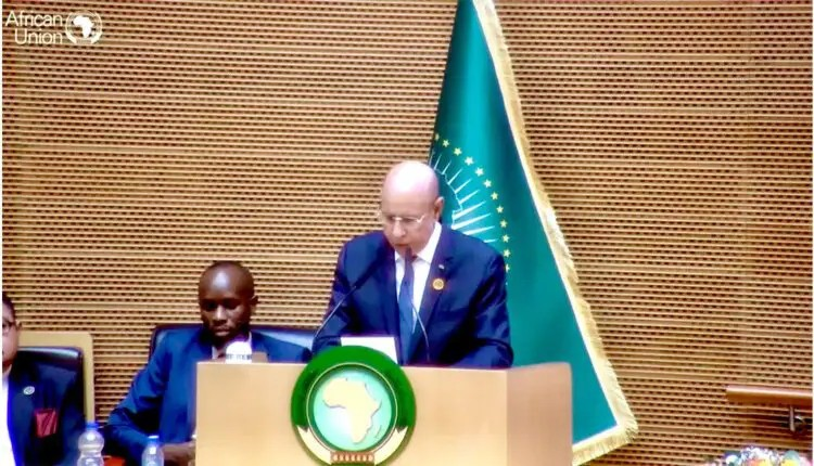 Le président Ghazouani dresse son bilan à la tête de l’UA lors du 38ème ...